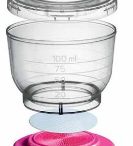 EZ-Fit® Filtration Unit,100 mL funnel, individual packaging - Ideal Stores